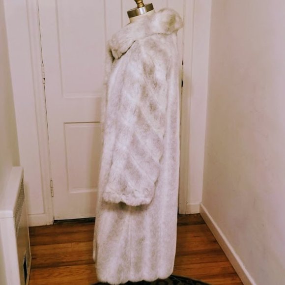 The Metzger Group | Jackets & Coats | Silver Fox Faux Fur Coat The ...